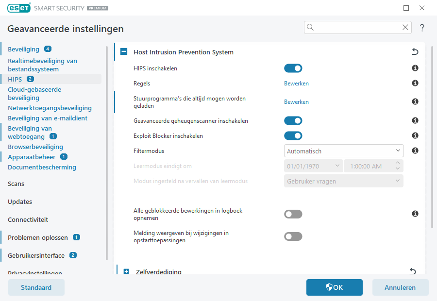 HIPS - Host Intrusion Prevention System | ESET Smart Security Premium ...